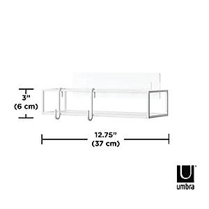 Umbra Cubiko Shower Bin Caddy Set, White
