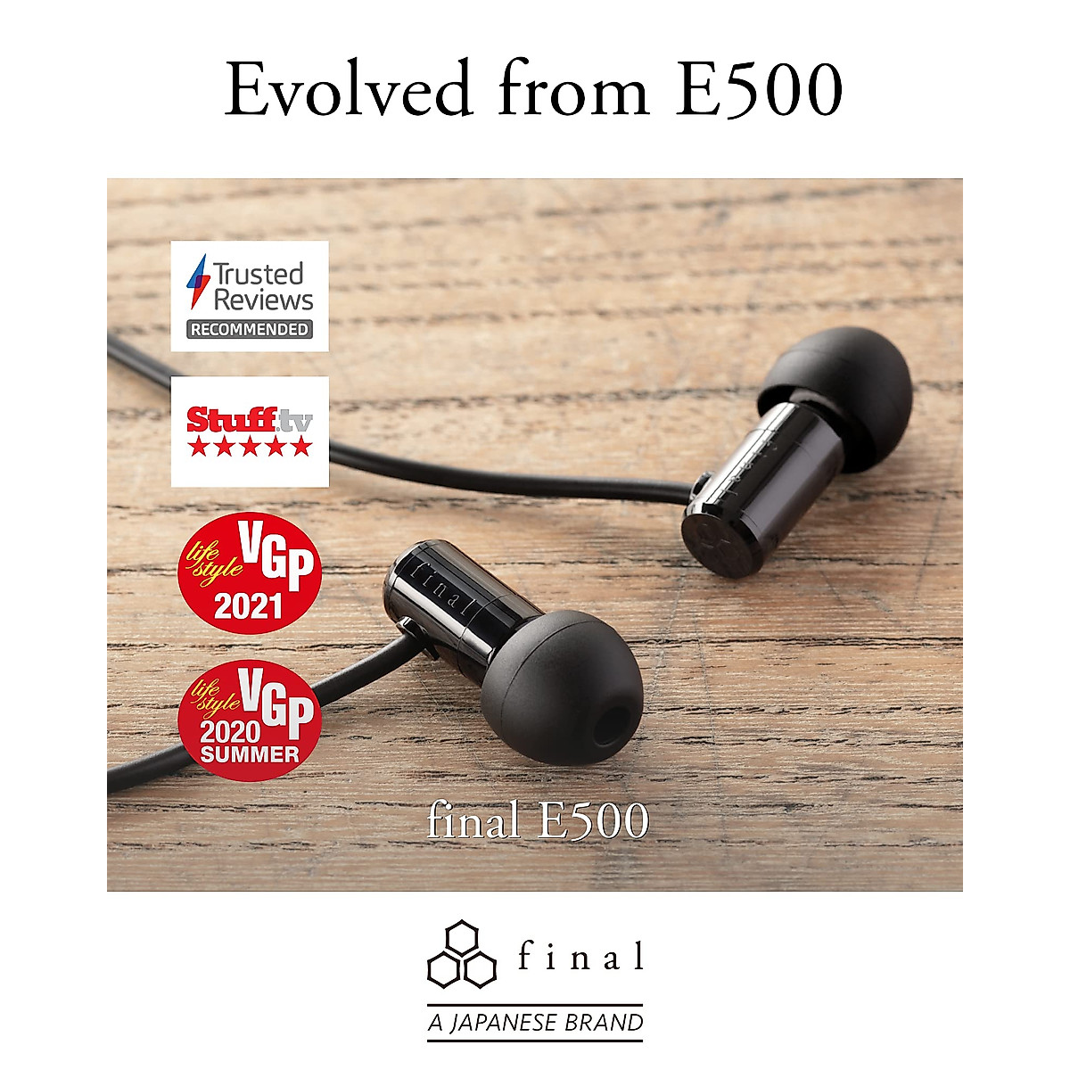 final VR1000 – Immersive 3D Live Sound Earphones for Oculus Quest with L/R Separated 3.5mm Gold-Plated Plug