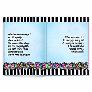 Blue Mountain Arts Mini Book (Kindred Spirits, Forever Friends)—Birthday Gift, Encouragement Gift, Women Friendship Gift, or Gift for Her by Suzy Toronto, 4 x 3 inches
