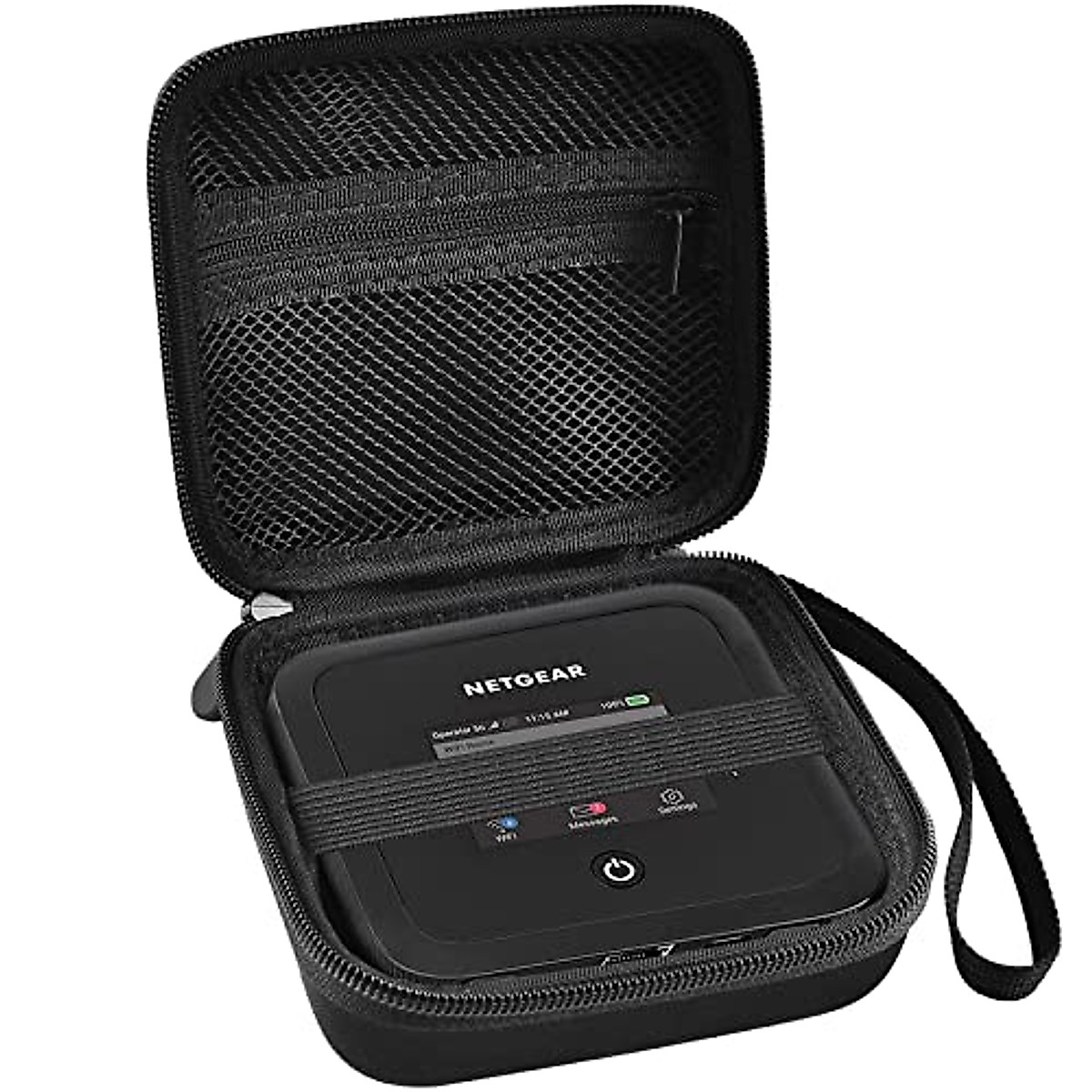 Case Compatible with NETGEAR Nighthawk M6 M5 5G Mobile Hotspot MR6150 MR5200 WiFi Router. Travel Router Holder for Netgear Router M6 Pro MR6500 MR5100 MR1100 Wireless WiFi Hotspot (Box Only)