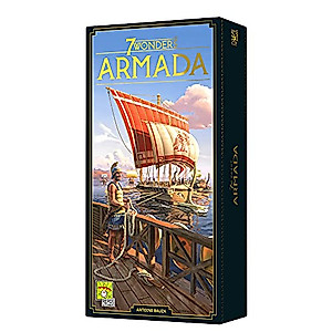 7 Wonders Armada Board Game EXPANSION (New Edition)| Family Board Game | Civilization Board Game for Adults| Strategy Board Game for Game Night | 3-7 Players | Ages 10+ | Made by Repos Production