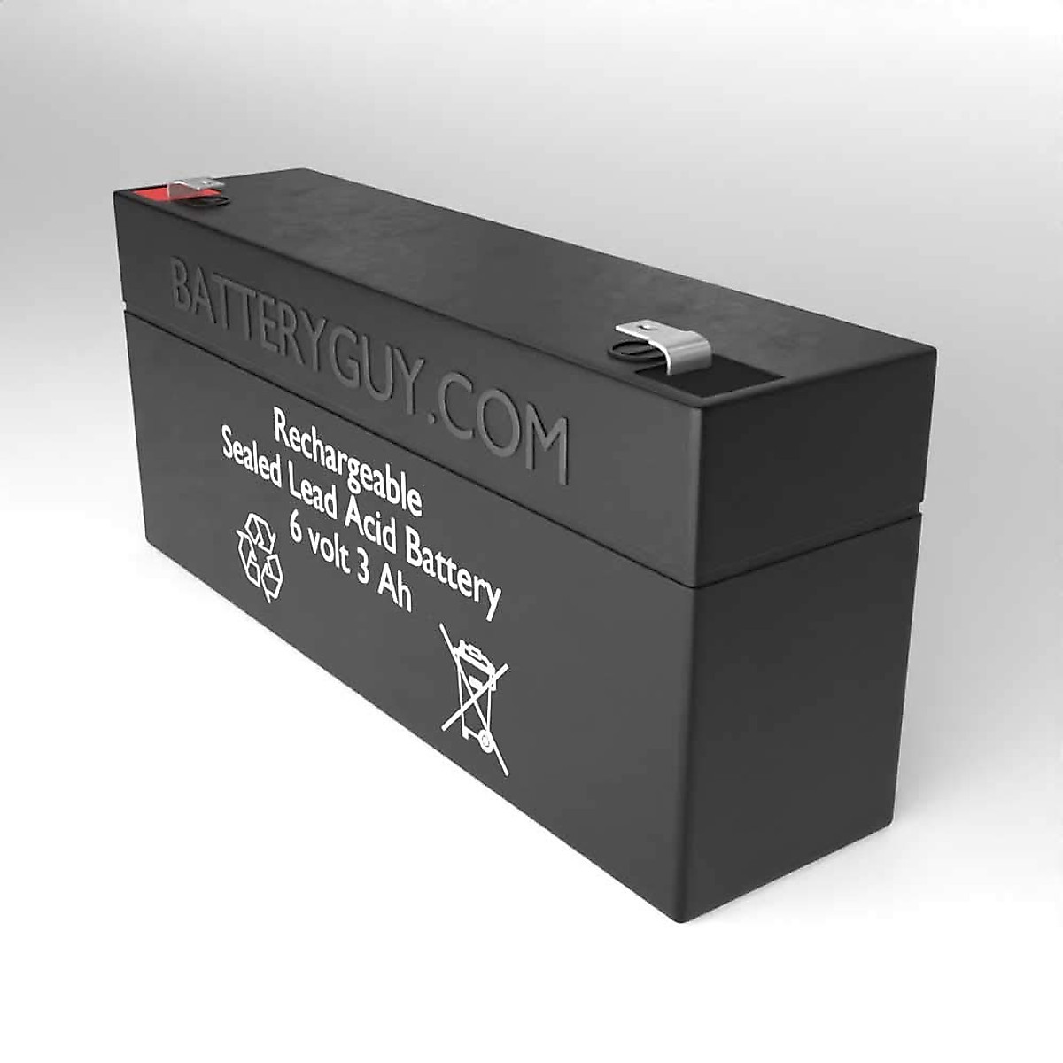 BatteryGuy 2000 Alpha Stimulator Replacement 6V 3Ah SLA Batteries Brand Equivalent (Rechargeable) - Qty of 6