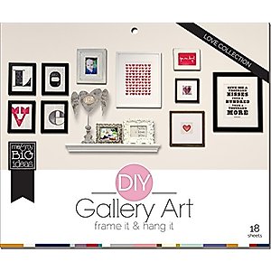 me & my BIG ideas DIY Gallery Art, Love
