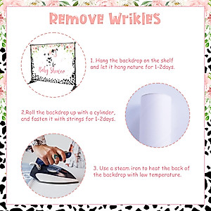 Pink Cow Baby Shower Decorations - Pink Cow Baby Shower Backdrop, Holy Cow It’s a Girl Banner, Cow Theme Cake Cupcake Toppers, Cow Print Balloons for Farm Animal Cow Themed Baby Shower Decorations