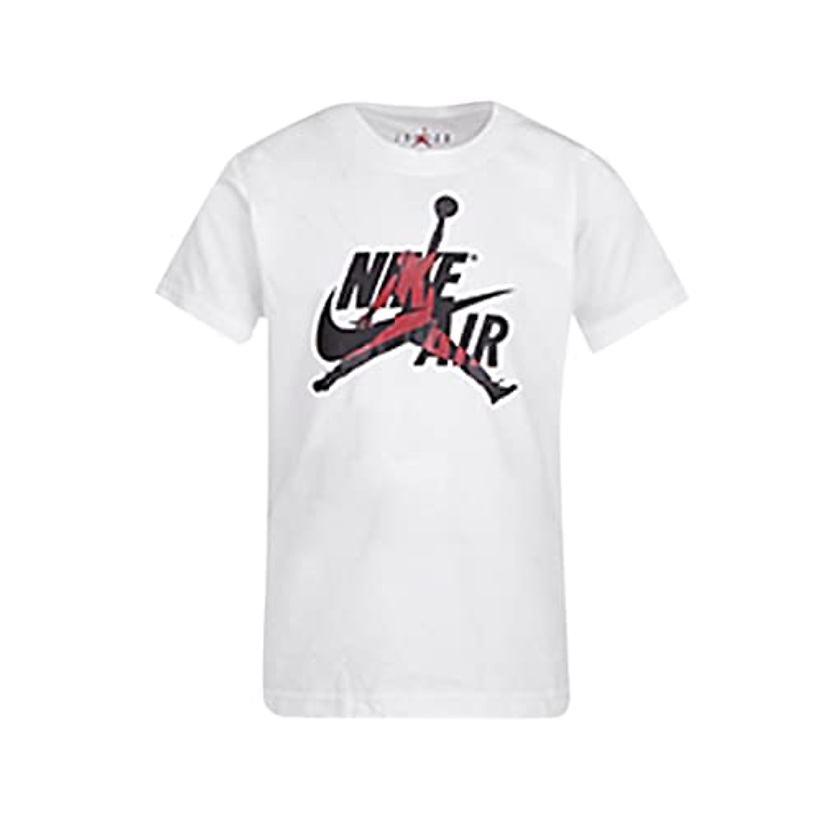 Jordan Air Mashup Baby Boys Active Shirts & Tees Size 6, Color: White/Red
