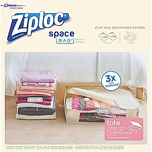 Organizer / Tote Space Bags, Large Size, 5-Pk.