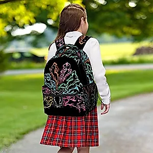 Hhsghhhd Anime Go Eev-ee Evolutions Backpack Versatile Stylish Multifunctional Anime Bag- for Work Leisure