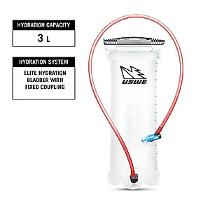 USWE Outlander Hydration Pack, Hydration Backpack with Water Bladder Included - Backpack for Cycling, MTB, Trail Running & More (9L, Yellow)