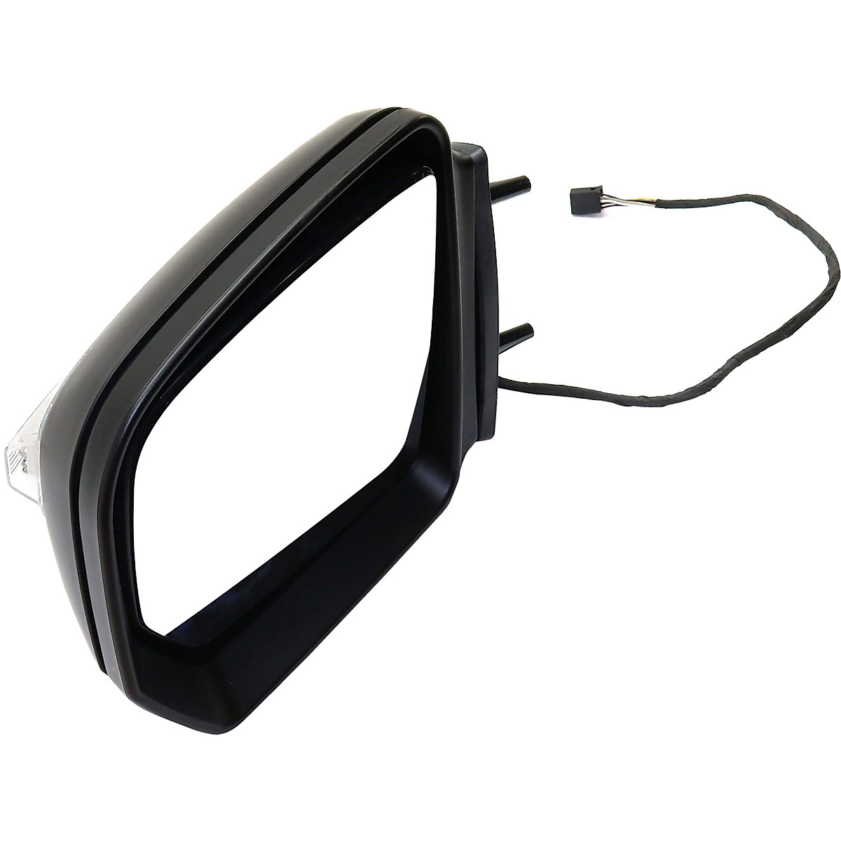 Kool Vue Driver Side Power Heated Mirror for Mercedes Benz ML350 GL450 GL550 ML550 ML63 AMG 2009-2010 Manual Fold With Signal Light & Puddle Lamp; Without Memory Paintable