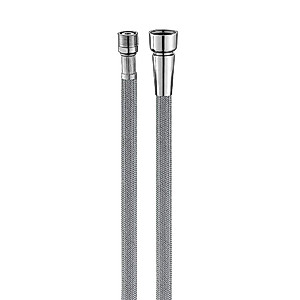 Bainser Pull Out Faucet Hose Replacement, M15 x G1/2 x 150cm, Pull Down Faucet Sprayer Hose, Anti-entanglement, Nylon Gray - Non Universal