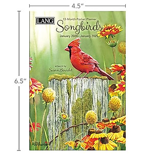LANG Songbirds™ 2024 Monthly Pocket Planner (24991003167)