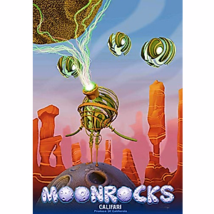 Califari Moon Rocks - Full Color Art Poster, Featuring Plant Medicine Decor for a Home, Dispensary, or Smoke Shop - 13" x 19" Lithograph Print