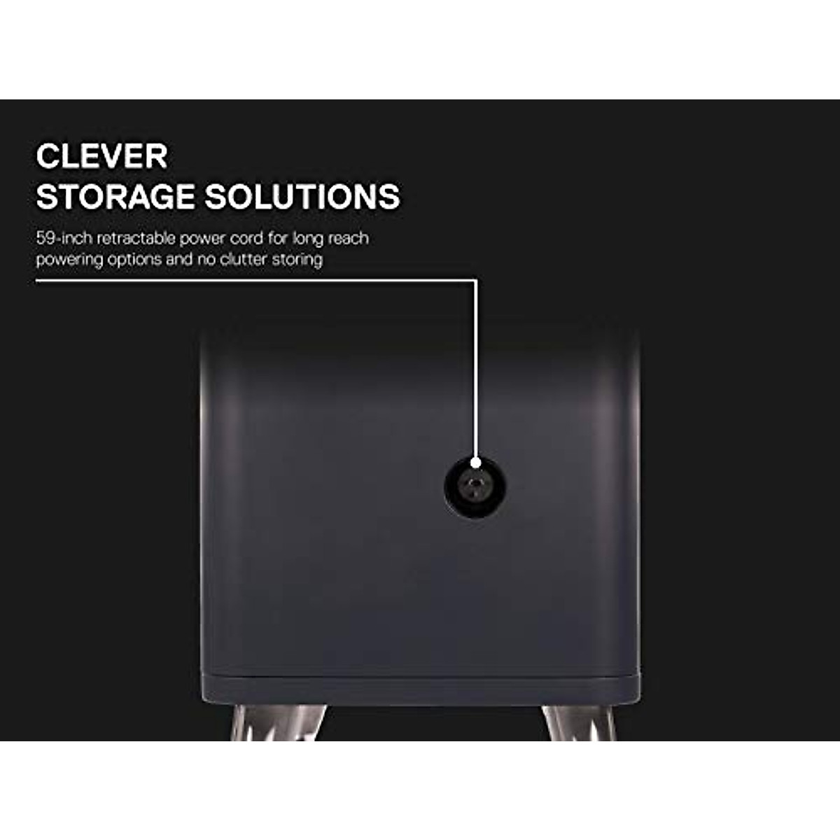 Everdure HUB 54-In. Charcoal Grill with Patented Built-in Rotisserie System & Quick Electric Ignition, Outdoor BBQ Grill, Electric Starter, Adjustable Height, Easy Clean-Up