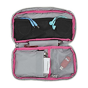 JanSport Unisex Pixel Pouch Multi Concrete Floral Handbag