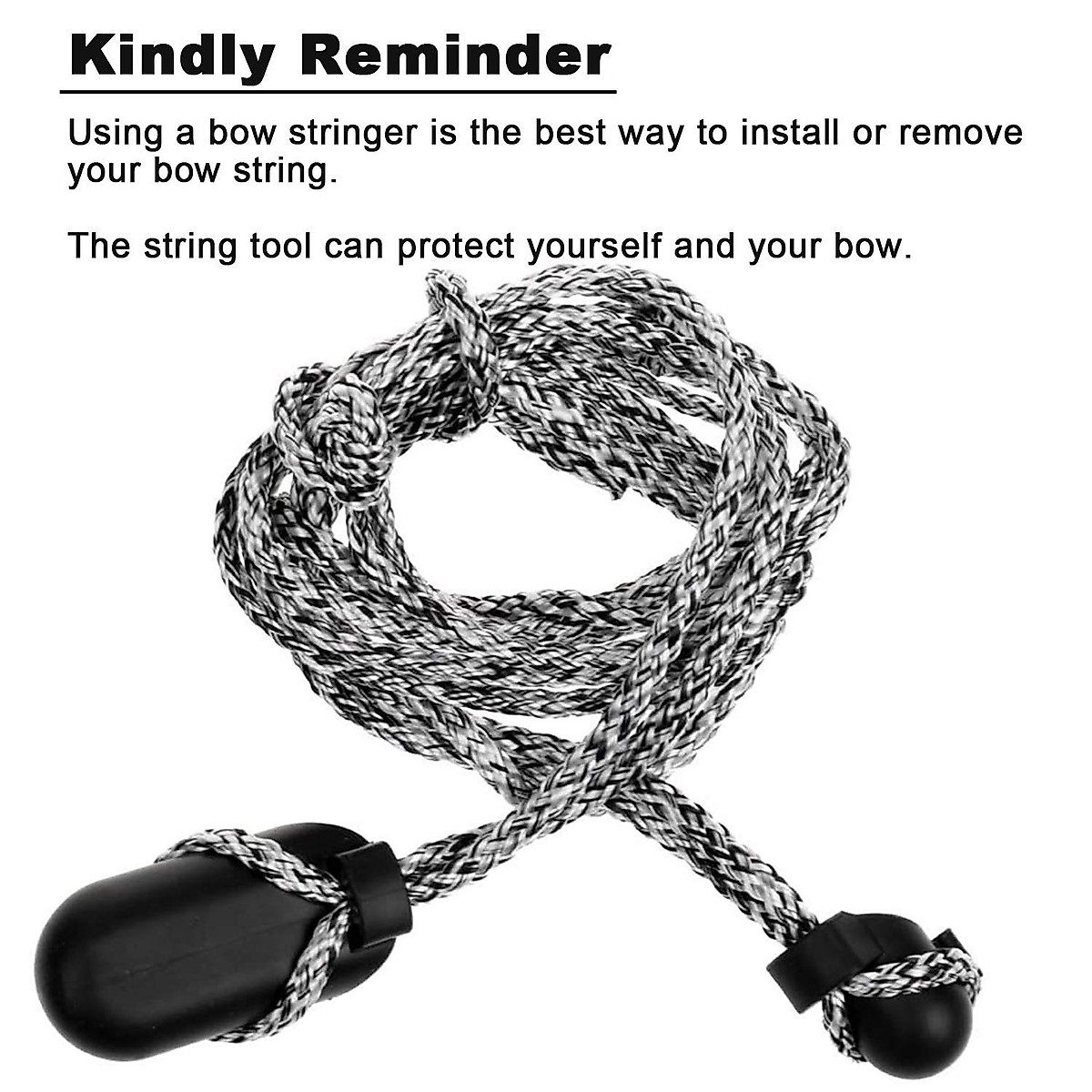 ASDW Archery Stringer Recurve Stringer Bow String Tool Bow Stringer Protective Sringer for Longbow Tool Limbsaver Stringer Tool