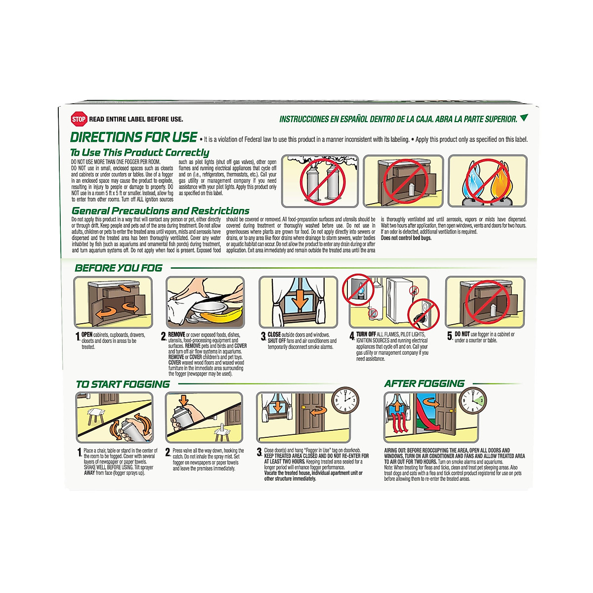 Hot Shot Fogger With Odor Neutralizer, Kills Roaches, Ants, Spiders & Fleas, Controls Heavy Infestations, 3 Count, 2 Ounce Pack of 2