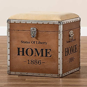 Baxton Studio Multipurpose Shelving and Cabinets, Beige/Golden Oak