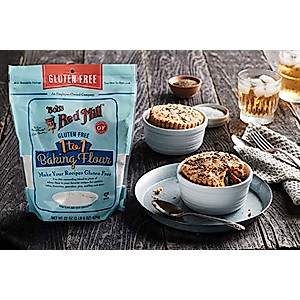 Bob's Red Mill Gluten Free 1-to-1 Baking Flour, 22-ounce (Pack of 4)