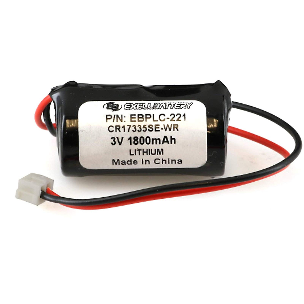 Exell Lithium PLC Computer Backup Battery, Replaces COMP-221, Energy Plus PLC-221, and Modicon 990XCP98000 (3 Volts)