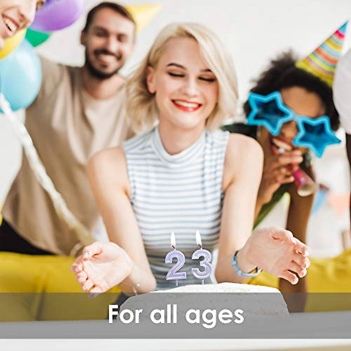 GET FRESH Number 3 Birthday Candle – Black Number Three Candle on Stick – Elegant Black Number Candles for Birthday Wedding Anniversary – Baby’s 3rd Birthday Candle Cake Topper – Black 3 Candle