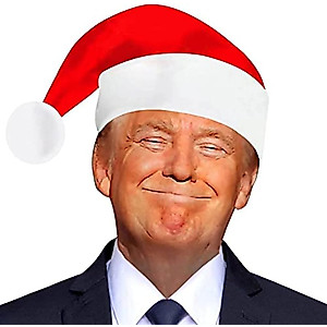 ZIGFRUIT 10 Sheets Funny Trump Christmas Holidays Wrapping Paper Roll for Gifts 17”x27.5” Per Sheet（10 Sheets in A Roll Not Folded Sheets）