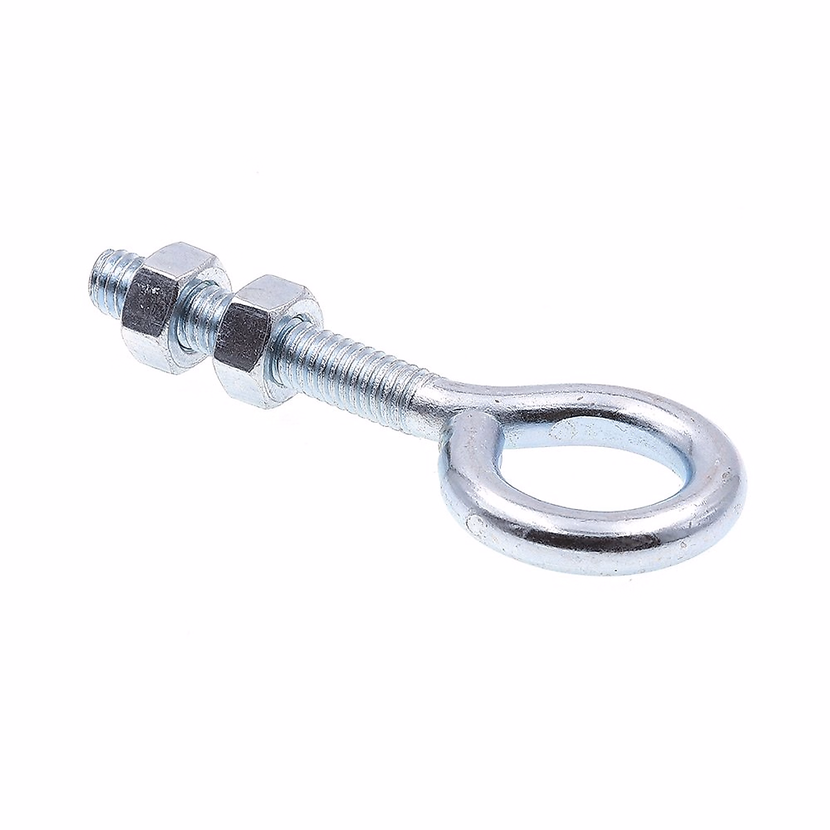 Prime-Line 9066592 Eye Bolts With Nuts, 5/16 In.-18 X 3-1/4 In., Zinc Plated Steel (20 Pack)