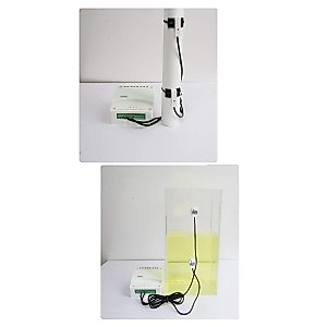 Taidacent Non-contact Water Level Controller Sensor Water Storage Tank Level Sensor Auto Pump Induction Switch Water Tank Level Switch (Cable length 5m, C383 2 strip probe)