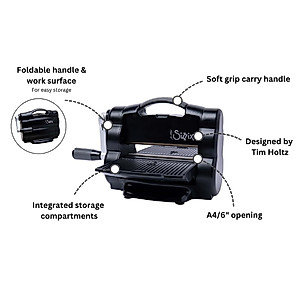 Sizzix Big Shot Foldaway by Tim Holtz (6"), Black