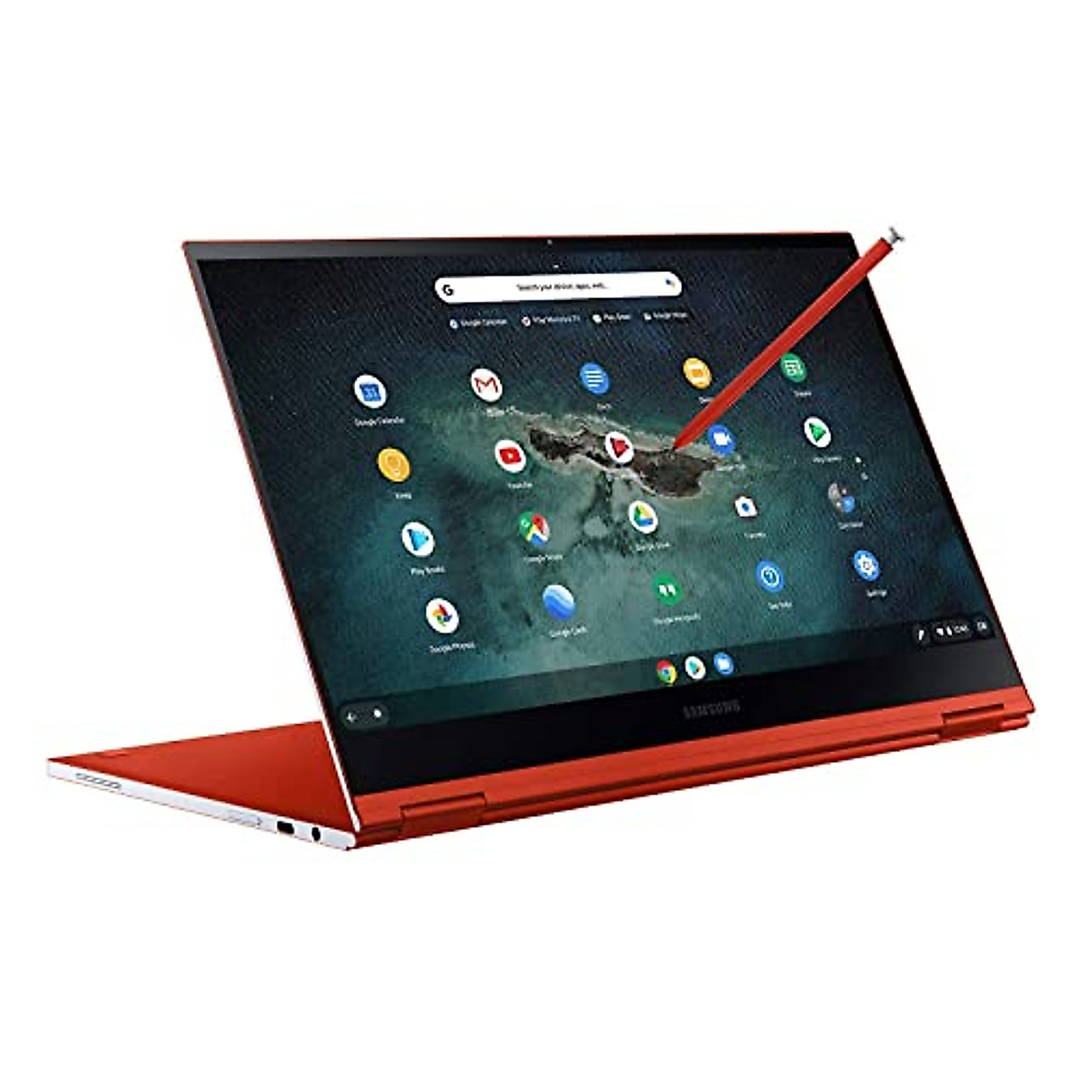 Samsung Galaxy Chromebook 13.3" UHD AMOLED - HD Intel Core I-5 Processor (256GB Storage, 8GB RAM) - 2020 Model - US Warranty - Fiesta Red - XE930QCA-K01US (Renewed)