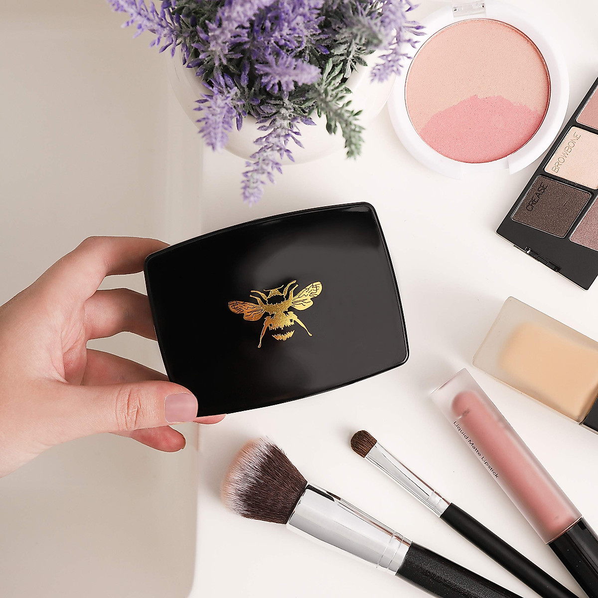 Suzie Bumble Magnetic Eyelashes Natural Look; Reusable Magnetic Lashes Eyelash Extension Kit - Pestañas Postizas Magneticas - Comes with Beautiful Mirror Travel Case