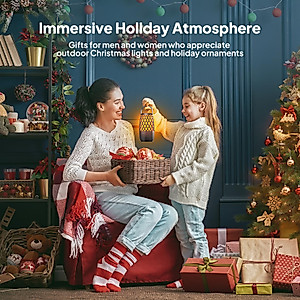 Outdoor Speakers, Gift for Men, Multi-Sync Bluetooth Wireless Speaker with Flame Lights, Built-in DSP HD Stereo Sound, Cool Tech Gadgets for Him, IPX5 Waterproof for Hot Tub|Outside|Patio|Porch