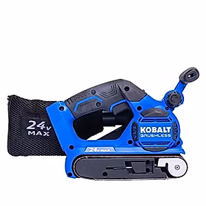 Kobalt Kobalt 24V MAX 24-Volt Brushless Cordless Belt Sander (Bare Tool)