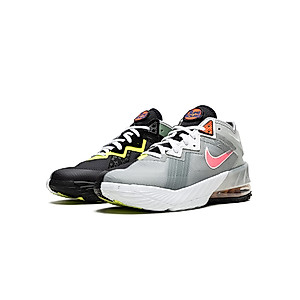 Nike Boy's Lebron XVIII Low (GS) (Big Kid) Light Smoke Grey/Sunset Pulse/Black/White 7 Big Kid M