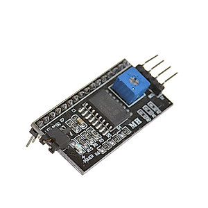 Anmbest 5PCS IIC I2C Serial Interface Board LCD1602 LCD2004 Blue Backlight LCD Display Adapter Plate PCF8574 Expansion Board for Arduino UNO R3 MEGA DIY Kit