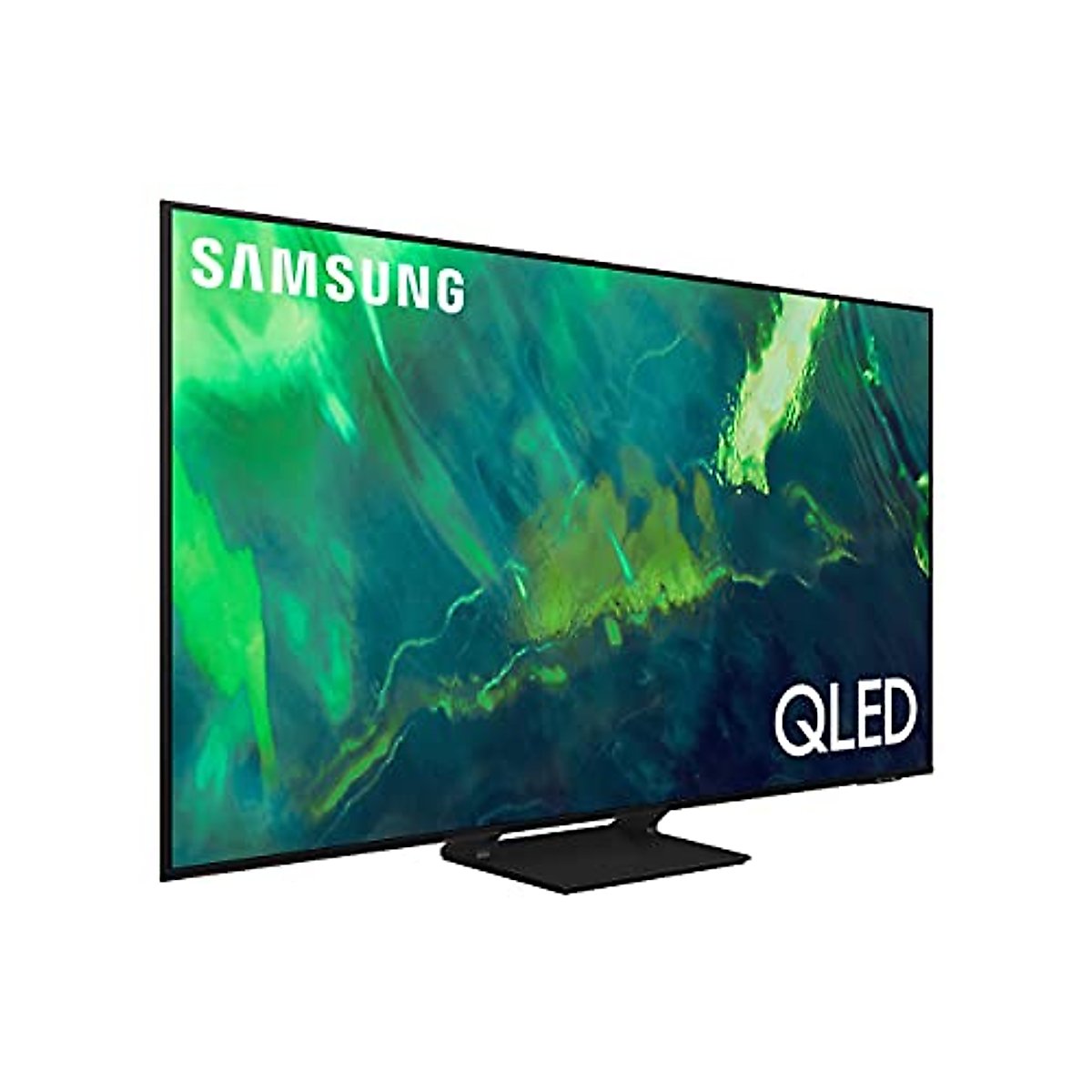 SAMSUNG QN65Q70AA 65" Class UHD High Dynamic Range QLED 4K Smart TV with an Austere V-Series 8-Outlet Power w/Omniport USB (2021)