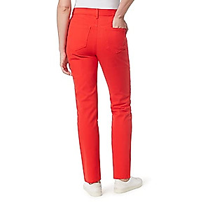 Gloria Vanderbilt Women's Classic Amanda High Rise Tapered Jean, Red Spark, 12