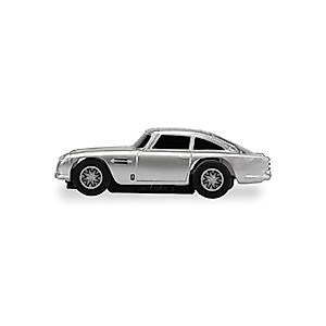 Scalextric Micro James Bond Goldfinger Aston Martin DB5 1:64 Slot Race Car G2221, Silver