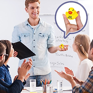 Lenwen Rubber Duck Bath Toy Inspirational Gift Motivational Rubber Ducks Thank You Gifts Inspirational Party Favors Baby Shower Decorations Birthday Party Favors(60 Pcs,1.3 Inch)