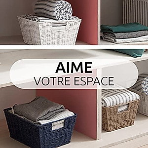 Compactor Etna Woven Storage Basket, Navy Blue