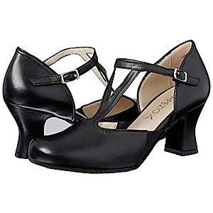 Capezio Women's 829W Oxford, Black, 10.5