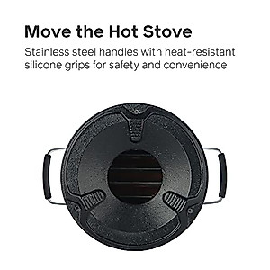 EcoZoom Rocket Stove Heavy Duty Portable Camp Stove for Outdoor Cooking, Versa Dual-Fuel (Wood & Charcoal)