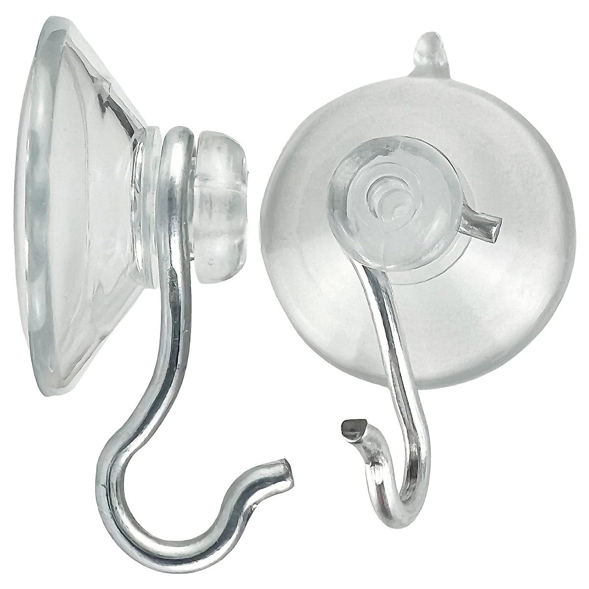 Wis-Sales (16-Pack Mini 3/4 inch Pennsylvania Heavy Duty Suction Cup Hooks for Glass Windows. for Signs Holiday Ornaments Suncatchers