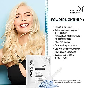 ULTRA BOND Permanent Powder Lightener with Built-in Bonding - Strengthens & Protects, 1 Oz