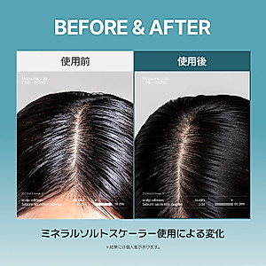 Epunol Mineral Salt Scalp Scrub, Sulfate-Free, Silicone-Free, Cooling Effect with Menthol Extract, Relieve Dry Skin and Reduce Dandruff