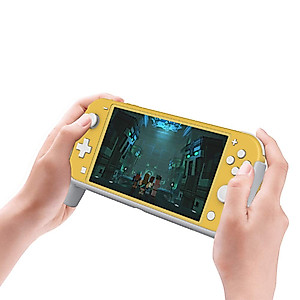 Azakio, Grip case for Nintendo Switch Lite,Ergonomic Nintendo Switch Lite Hand Grip, Accessories for Switch Lite (Yellow)