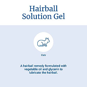 PetAg Hairball Solution Gel Supplement for Cats - Hairball Remedy for Cats - 3.5 oz - 2 Pack