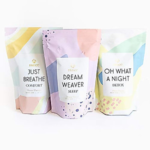 Musee Therapy Bath Soak 3 Pack|Epsom Salt Bath Soak and Magnesium |Muscle Recovery, Relaxing, Natural Detox |Bulk for Women and Men|Made in USA |Paraben-Free & Sulfate-Free Bath Dead Sea Salts