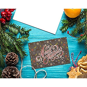 36 Pack Merry Christmas Greeting Cards with Envelopes, Assorted Designs, 4x6 in