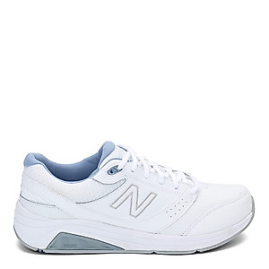 New Balance Women's 928v3 Walking Shoe, White/Blue, 8 B US