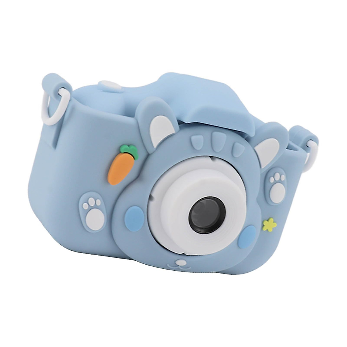 Selfie Camera Toy, Dual Lens 2.0in Screen Children Digital Camera with 32G Card for Boys Girls (Blue)